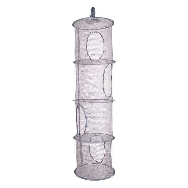 Goriertaly Hanging Mesh Storage Organizer Net Compartments Travel Wall ...