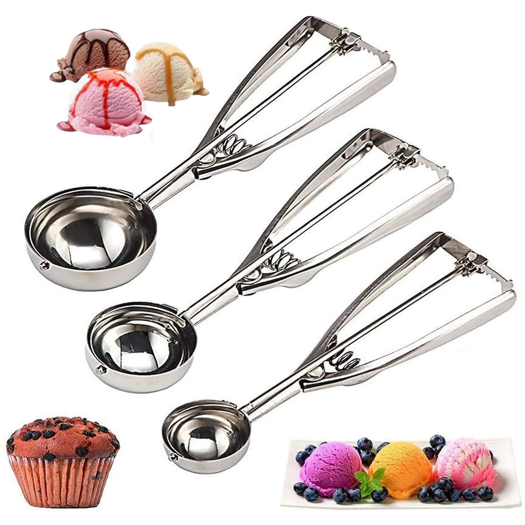 Click here for Unbranded Cookie Scoop Set For Baking 3 Pcs Cookie... prices