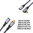 USB C 3.2 Extension Cable Power Cord 240W Right Angled/Straight Head ...