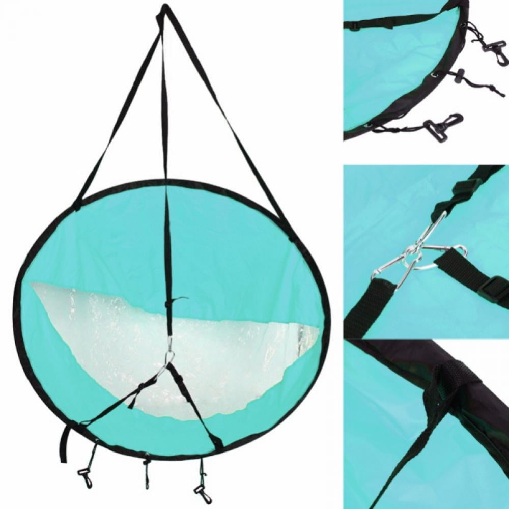 MarinaVida Wind Sail,Foldable Board Wind Sail with Transparent Window ...