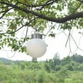 Solar Powered Lantern LED Hanging Ball Light Waterproof Outdoor ...