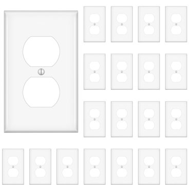 Child Resistant Outlet Cover (2-pack | White) | Decora GFCI Wall Plate ...