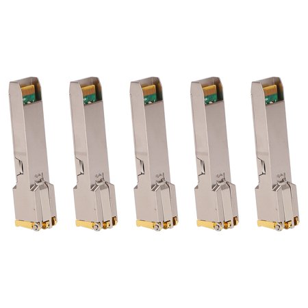 5X SFP Module RJ45 Switch Gbic 10/100/1000 Connector SFP Copper RJ45 ...