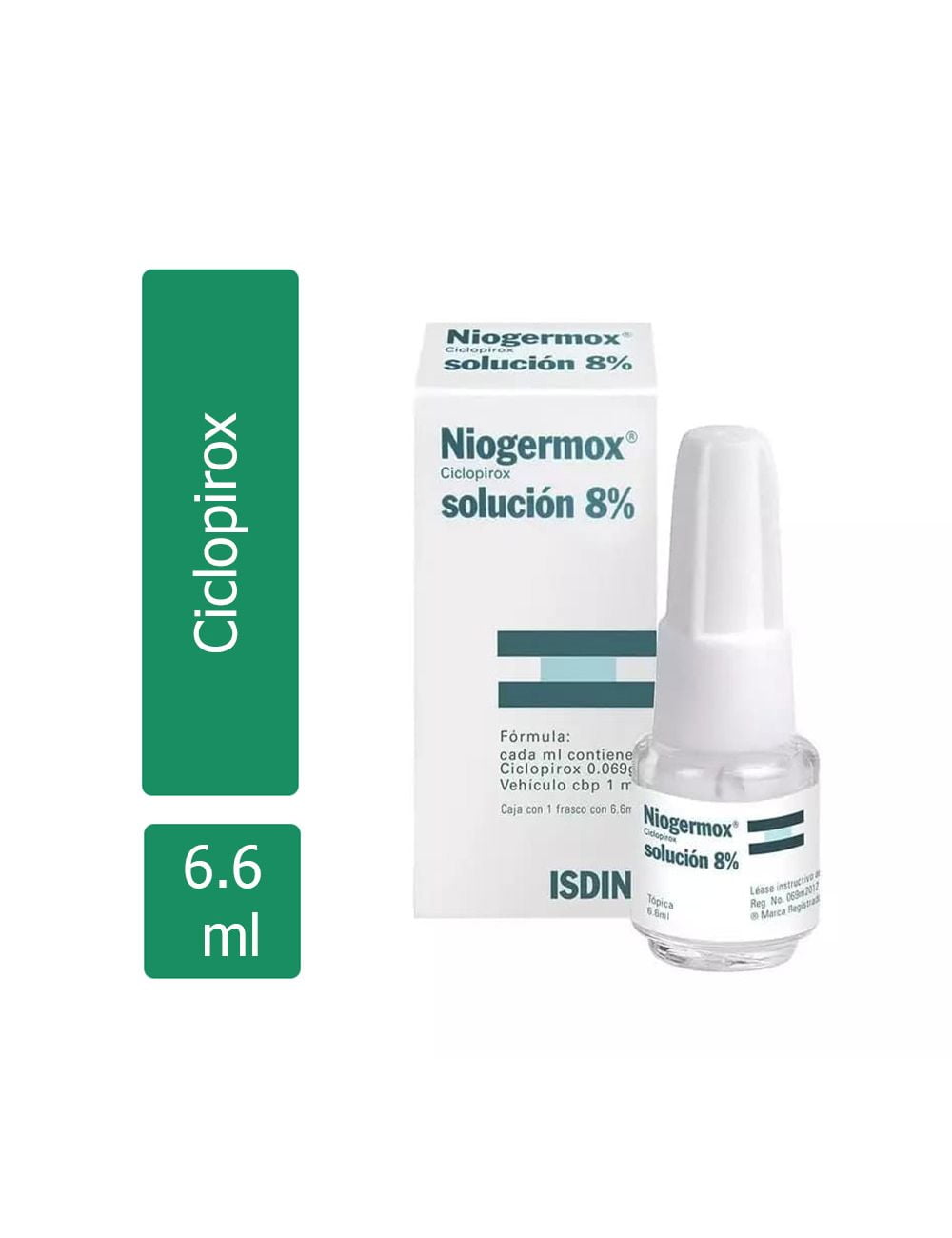 Niogermox Solución 8% Caja Con 1 Frasco Con 6.6 mL | Walmart en línea