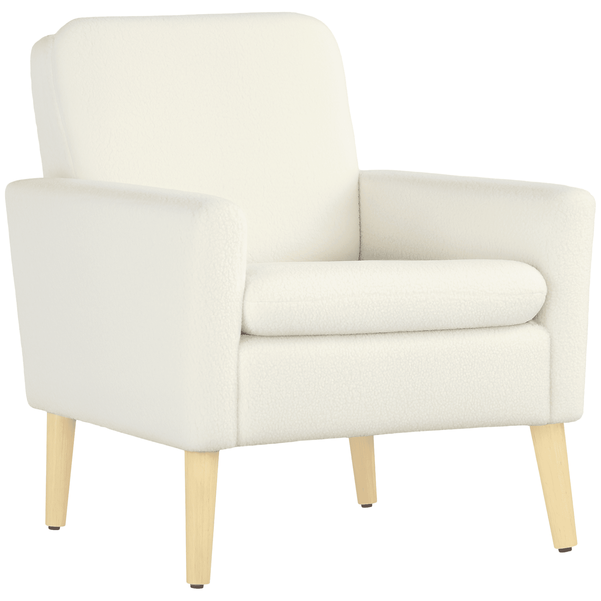 Click here for Homcom Teddy Accent Chair Upholstered Modern Armch... prices