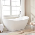 Vanity Art 71" x 32" Acrylic Freestanding Bathtub Contemporary Soaking ...