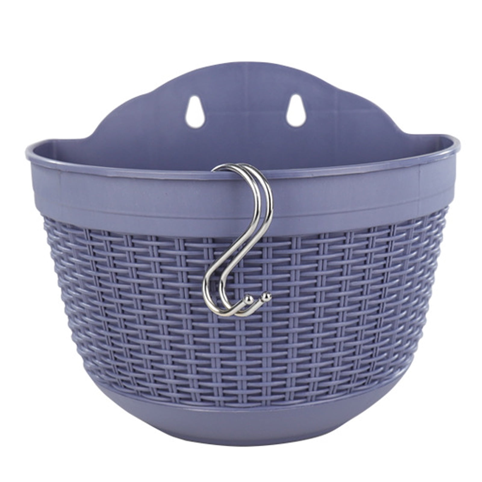 HES Plant Hanging Basket Wall-mounted Semi-circular Shape Resin ...