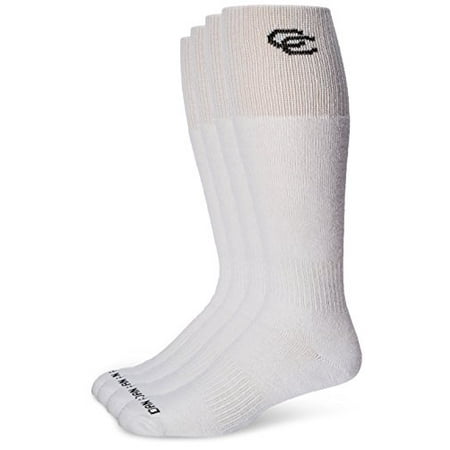 Dan Post Dan Post Cowboy Certified Over the Calf Socks 4 Pack White 9 ...