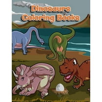 Dinosaurs Coloring Books For Kids Ages 4-8: Dinosaur Activity Book For ...