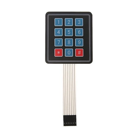 Matrix Array 12 Key Membrane Switch Keypad Keyboard For Avr 4 X 3 ...