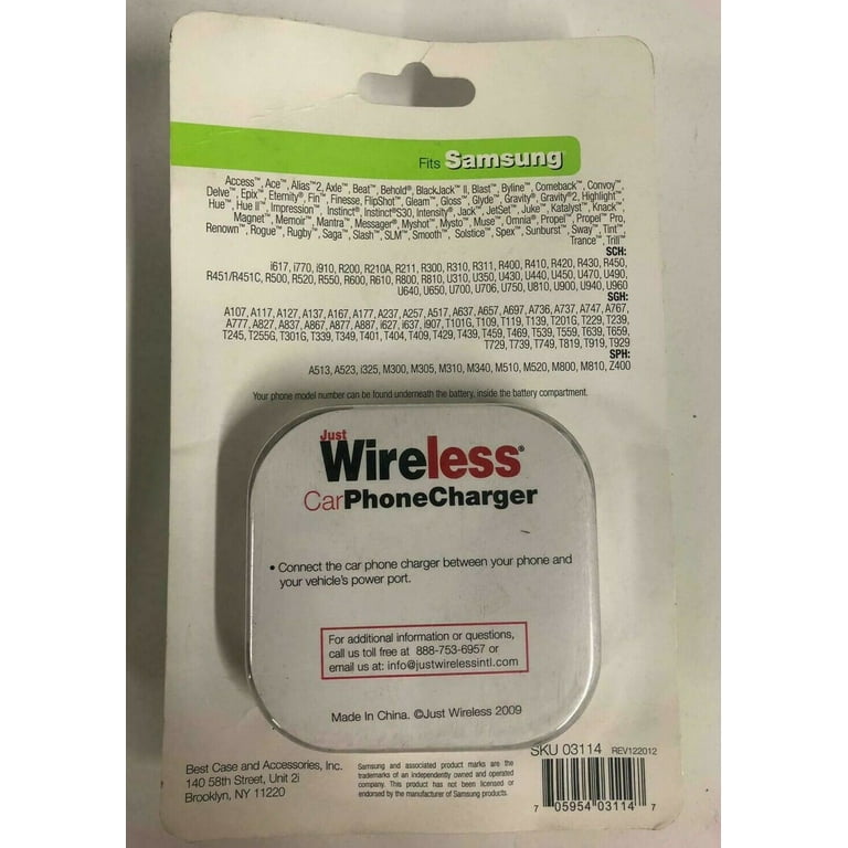 Just Wireless Cell Phone Accessories
