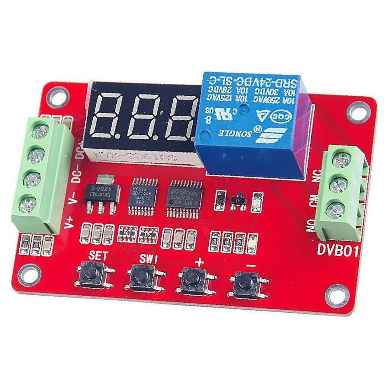 Seitruly DVB01 Voltage Measuring Module Range 0-100V Display 5V ...