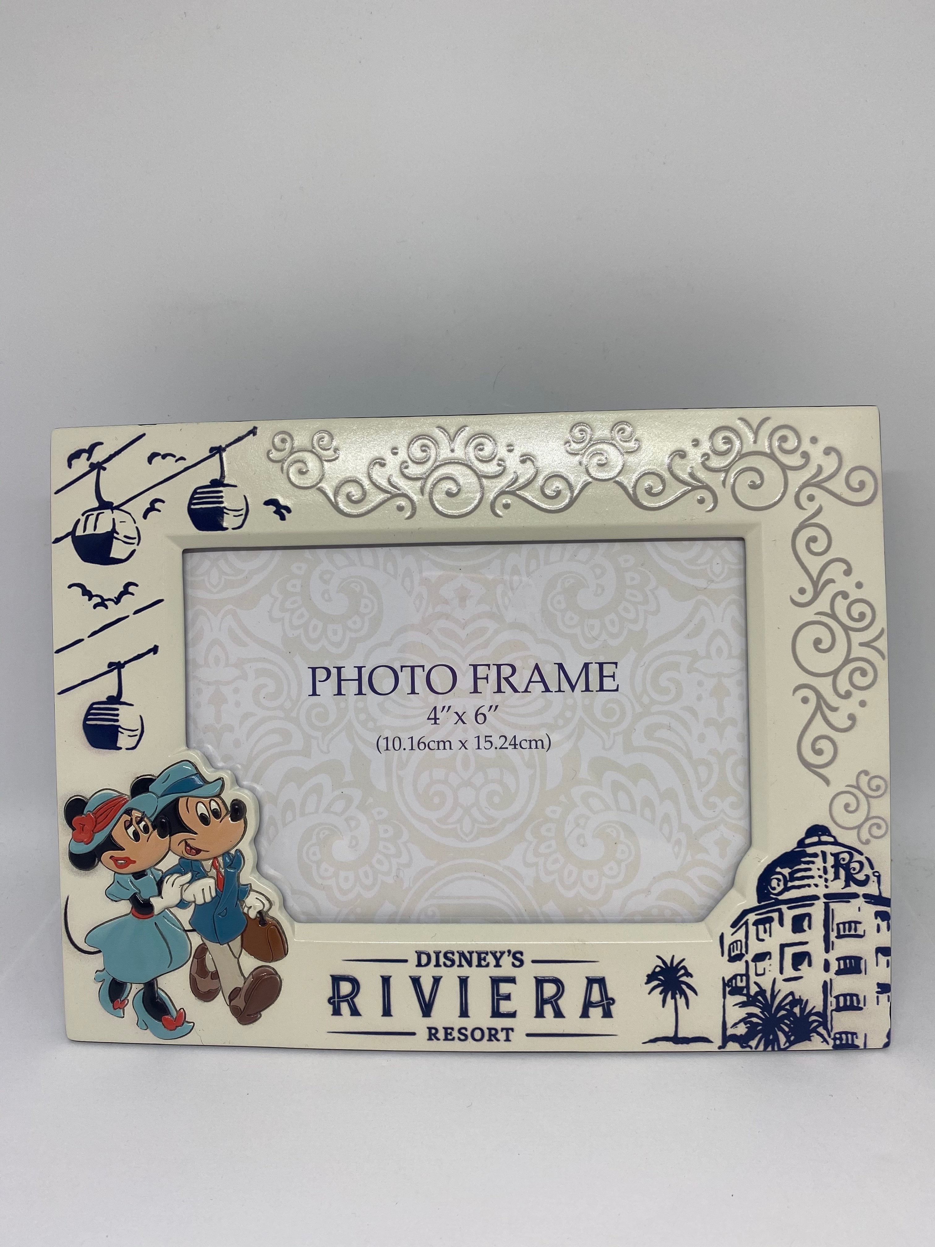 Disney Parks Riviera Resort Mickey and Minnie Resin Photo Frame New ...