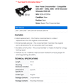 Rear Frame Crossmember - Compatible with 2001 - 2006, 2008 - 2010 Chevy ...