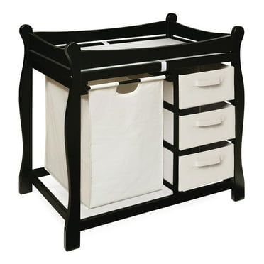Delta Children Gateway 2-in-1 Changing Table and Storage Unit, Bianca ...