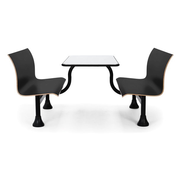 OFM Model 1007M Retro Bench Table with Center Support, 30" Stainless ...