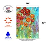 Toland Home Garden Fabulous Flowers, Large Double Sided Yard Outdoor ...