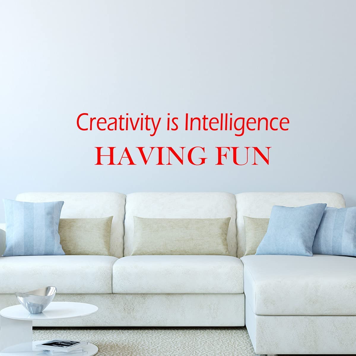 VWAQ Creativity is Intelligence Having Fun Wall Decal Kids Science ...