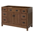 Sagehill Designs American Craftsman 48" Bathroom Vanity Base, Rustic ...