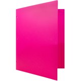 JAM Paper 2 Pocket 3 Hole Punched Plastic Presentation School Folder ...