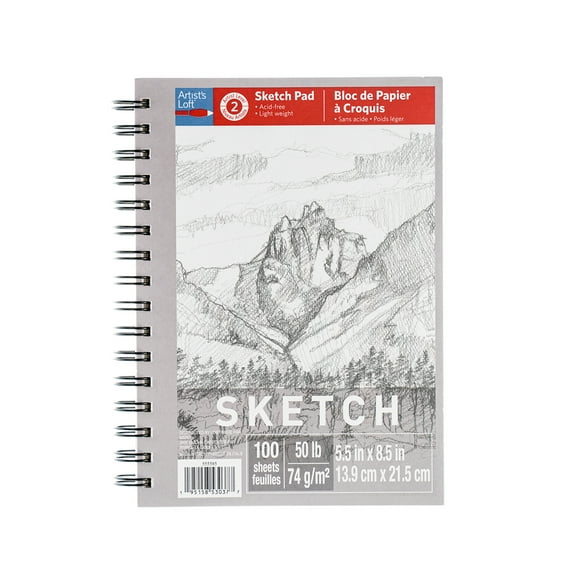 Light Pink Hardcover Sketchbook by Artist's Loft - Acid Free and Smudge ...