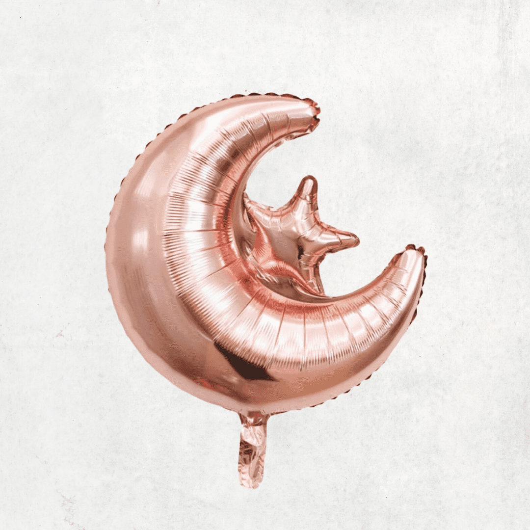 Crescent Moon & Star Balloon - Walmart.com