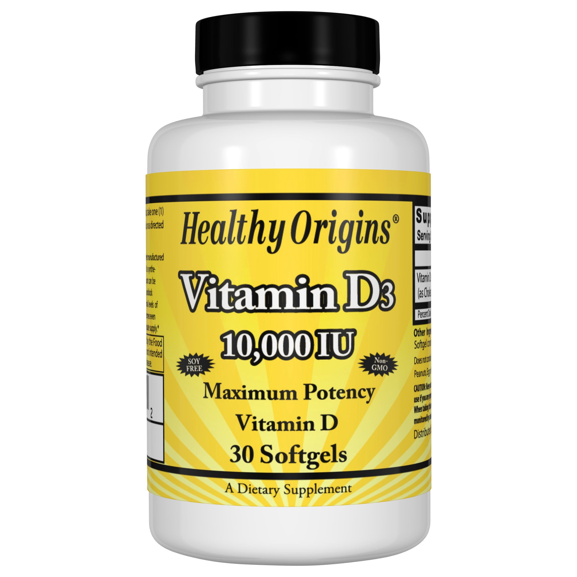 Healthy Origins Vitamin D3 10 000 IU 30 Softgels Walmart Healthy Origins Vitamin D3 10 000 IU 30 Softgels Walmart