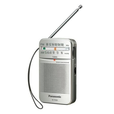 Panasonic RF-2400D Portable AM/FM Electric Radio, Silver - Walmart.com
