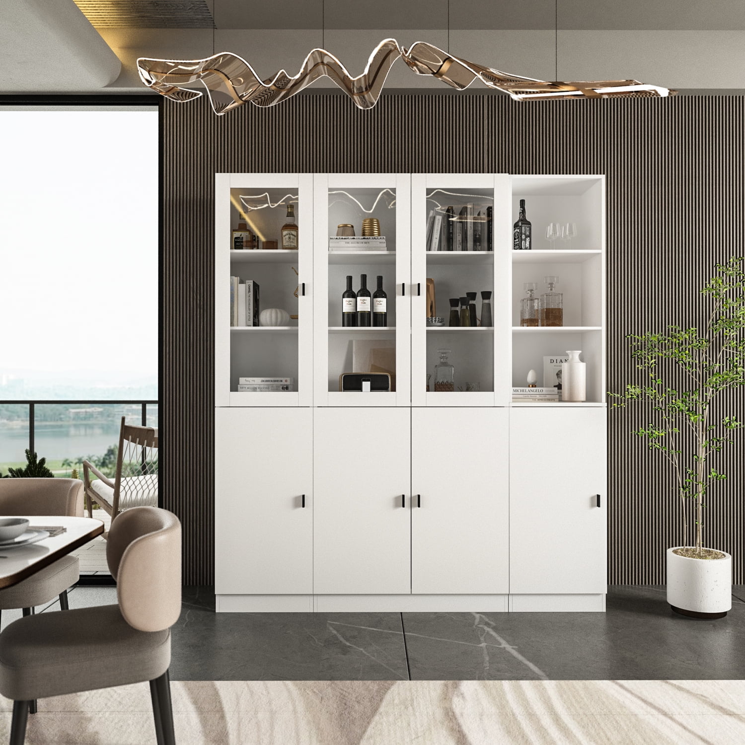 Modern Dining Room Display Cabinets