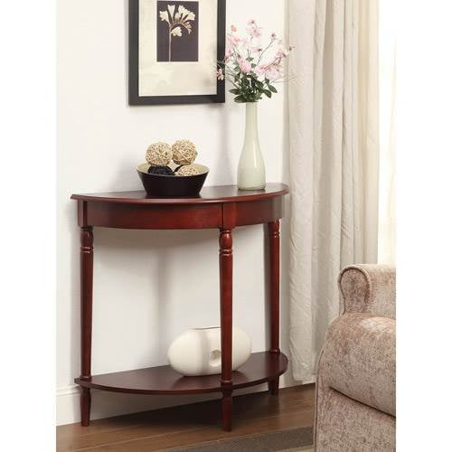 Convenience Concepts French Country Entryway Table Shelf - Cherry ...