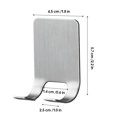 Agiufgs Razor Holder Stainless Steel, Rustproof Wall Mounted Storage ...