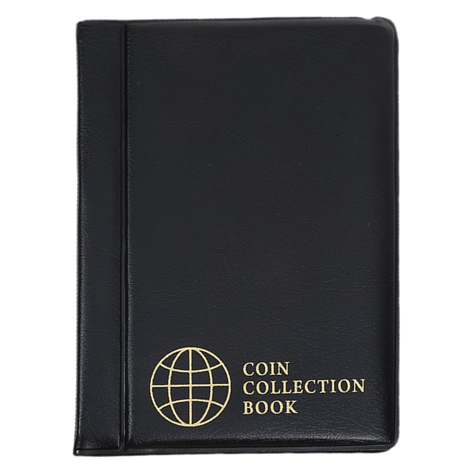 Tswift Coin Holder Book  Portable Pvc Coin Collection Album With 120 Pockets For Diameter Up To 1 Inch  Artificial Leather Cover  Ideal Gift For Coin