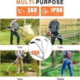 Ergonomic Trimmer Handle Grip, Adjustable Lawn Trimmer Support Handle ...