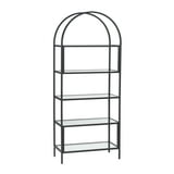 Better Homes & Gardens Nola Arch Bookshelf, Black Finish - Walmart.com