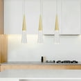 JoollySun LED 1 Light Crystal Pendant Light Modern Single Ceiling ...