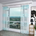 Vikakiooze Trees Sheer Curtain Tulle Window Treatment Voile Drape ...