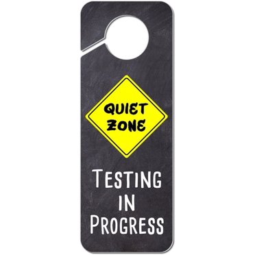 Testing in Progress Plastic Door Knob Hanger Sign - Walmart.com