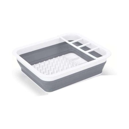 ALmi Collapsible Dish Drainer Folding Dish Draining Board Plates Space ...
