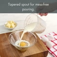 Mainstays 3-Piece Tapered Spout Plastic Measuring Cups Set Clear with 4 ...