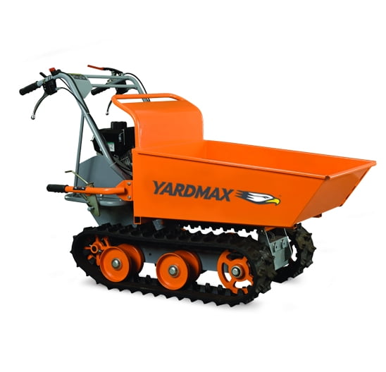 YARDMAX YD8103 Track Barrow, 660 lb. Capacity, Briggs and Stratton ...