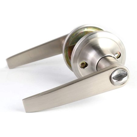 Door Handle with Lock,Entry Lever Door Handle Chrome Door Handle Lock ...