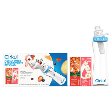 Cirkul 26oz StrawSip Flip Water Bottle, Stainless Steel, Double Wall ...