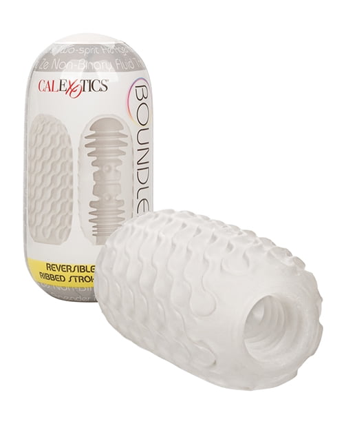 Boundless Reversible Ribbed Stroker - White - Walmart.com
