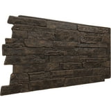 Ekena Millwork 49"W x 25 1/2"H x 1 1/4"D Acadia Ledge Stacked Stone ...