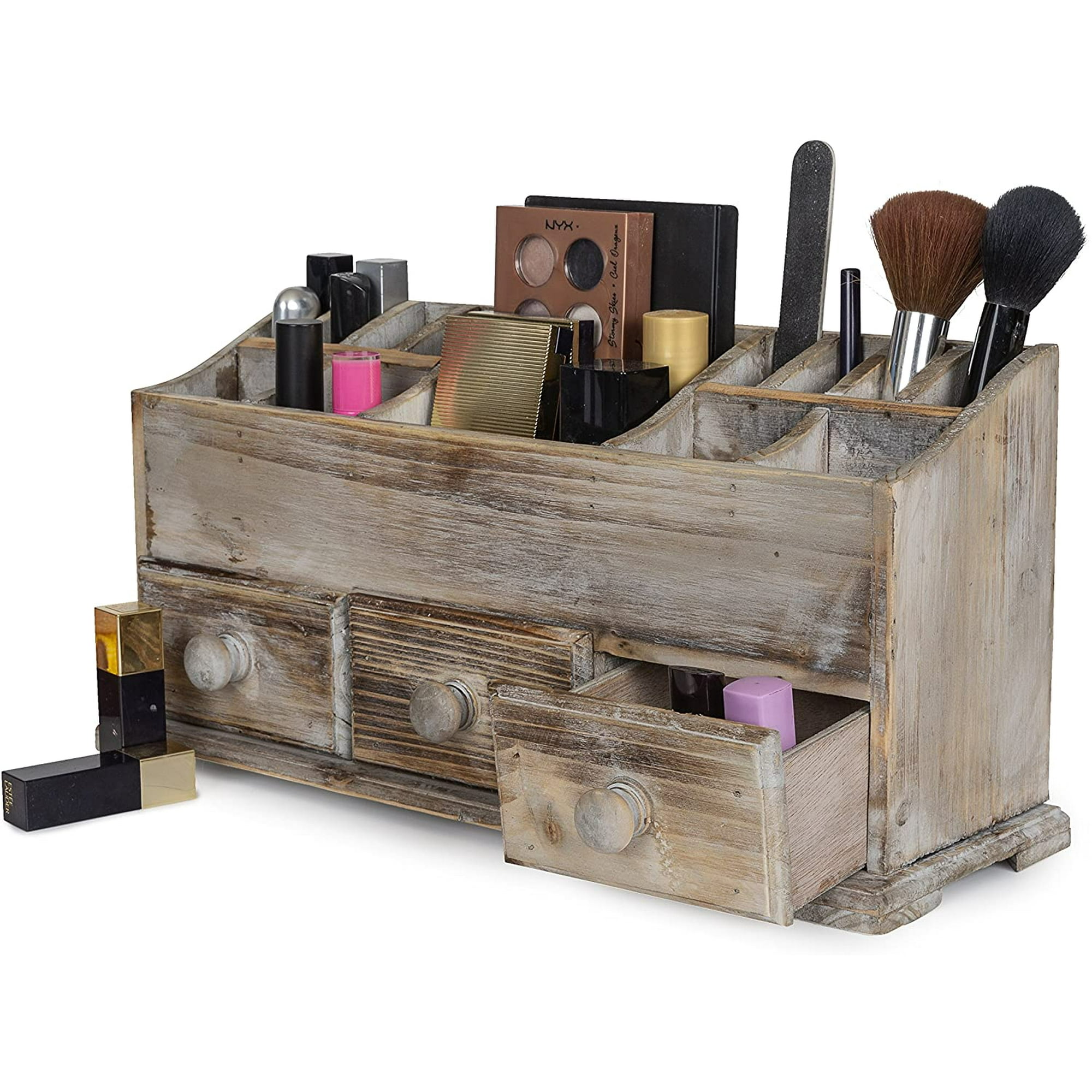 Click here for Hesignd Laegsmetg 3 Drawers - Wooden Cosmetic Stor... prices