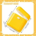 Mini Sealing Machine (5.8*4.7*2.6Cm) Yellow/ Bag Sealer Portable ...