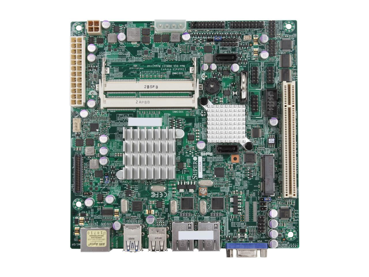 Supermicro X9SCAA Mini ITX Server Motherboard FCBGA559 Intel NM10 DDR3 ...
