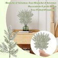 11in Artificial Flower for Outdoor,Plastic 24pcs Simulated Christmas ...