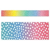 Creative Teaching Press Core Decor Messy Dots on Rainbow EZ Border ...