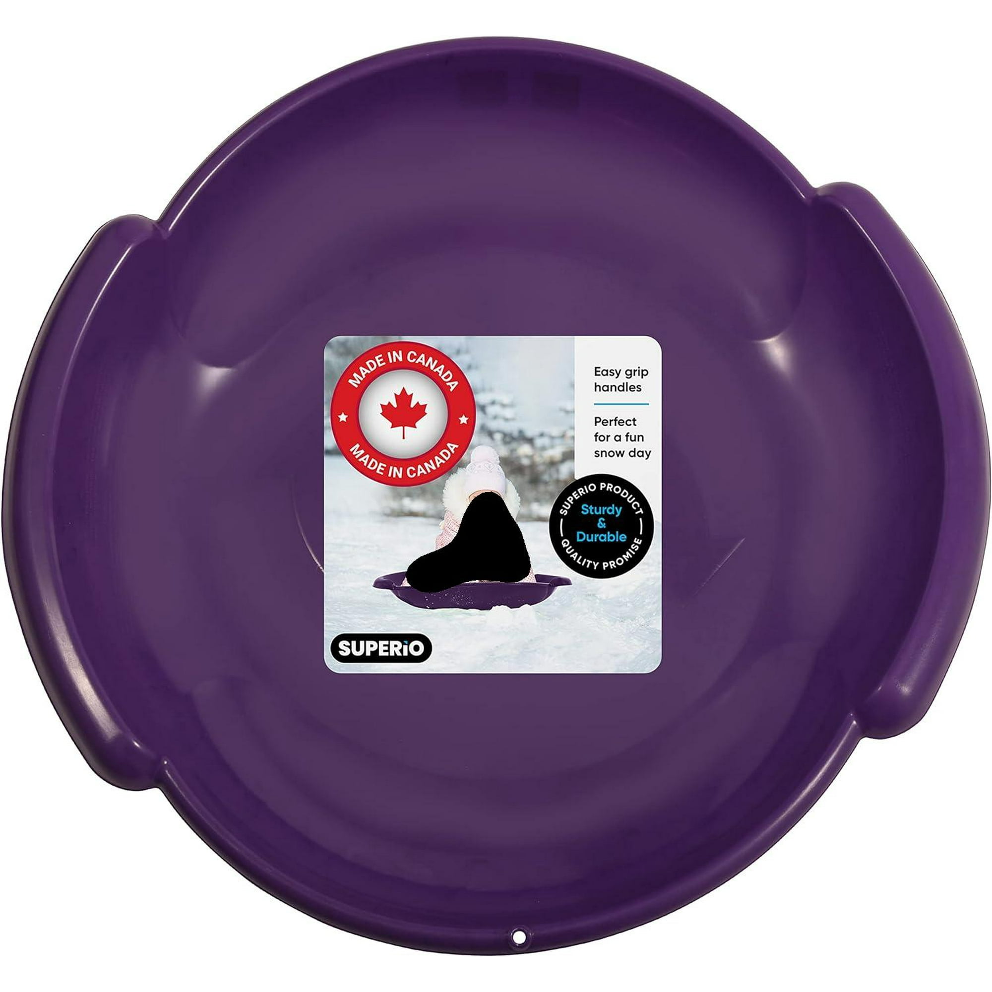 Click here for Superio Round Snow Saucer Sled 24 Purple prices